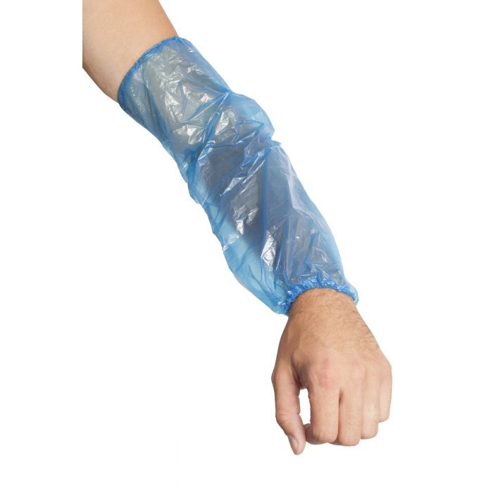Stellar Disposable Poly Sleeves, Blue- 100 / Bag – Wastes Wise